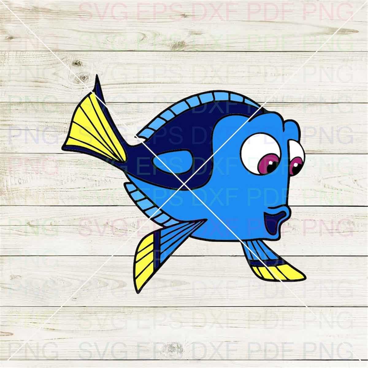 Dory Finding Nemo 024 Svg Dxf Eps Pdf Png, Cricut, Cutting f | Inspire ...