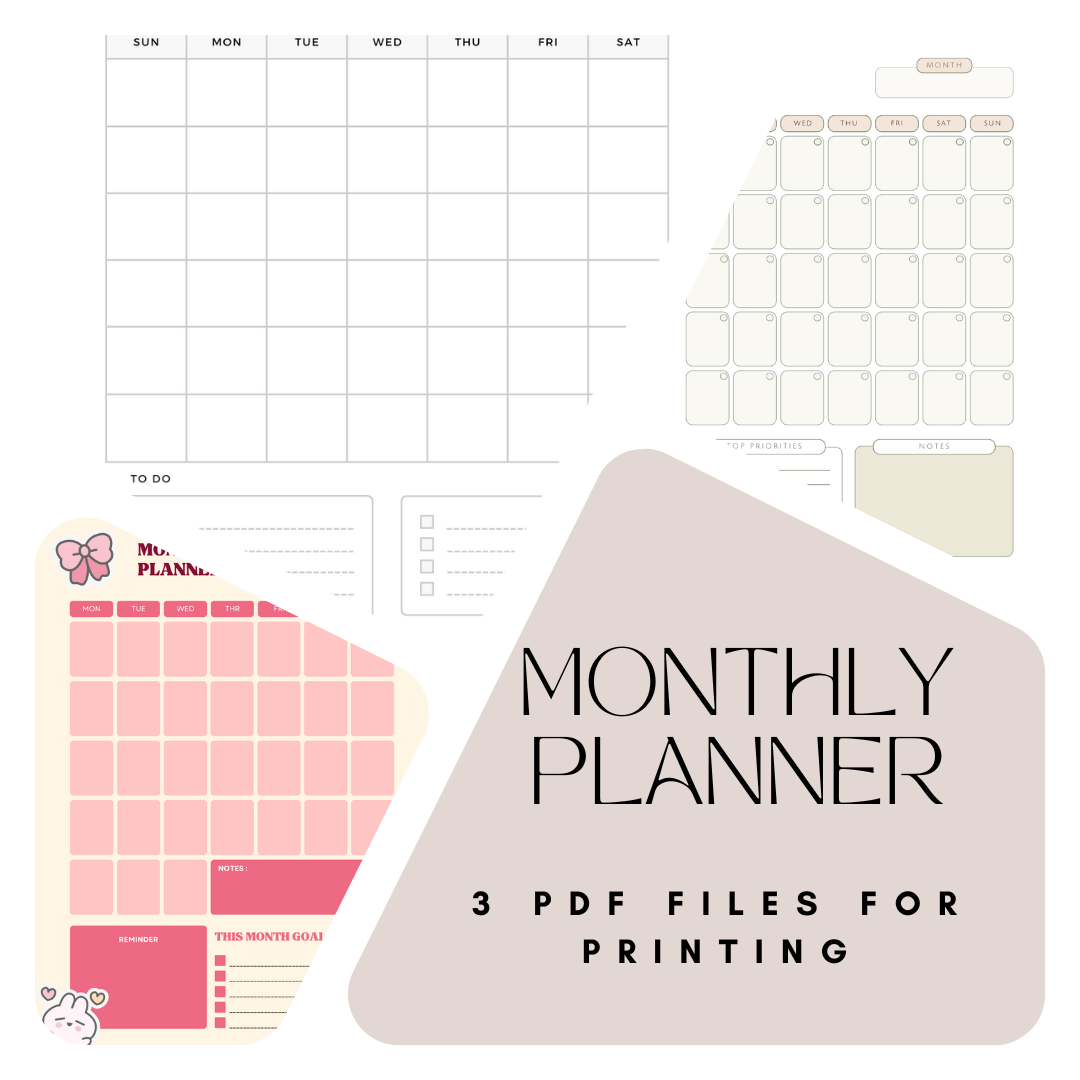 MONTHLY PLANNER | Inspire Uplift