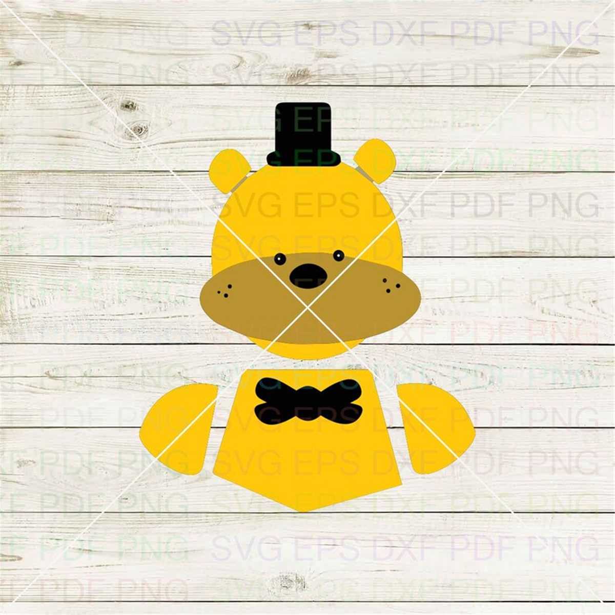 Five Nights At Freddys 003 Svg Dxf Eps Pdf Png, Cricut, Cutt | Inspire ...