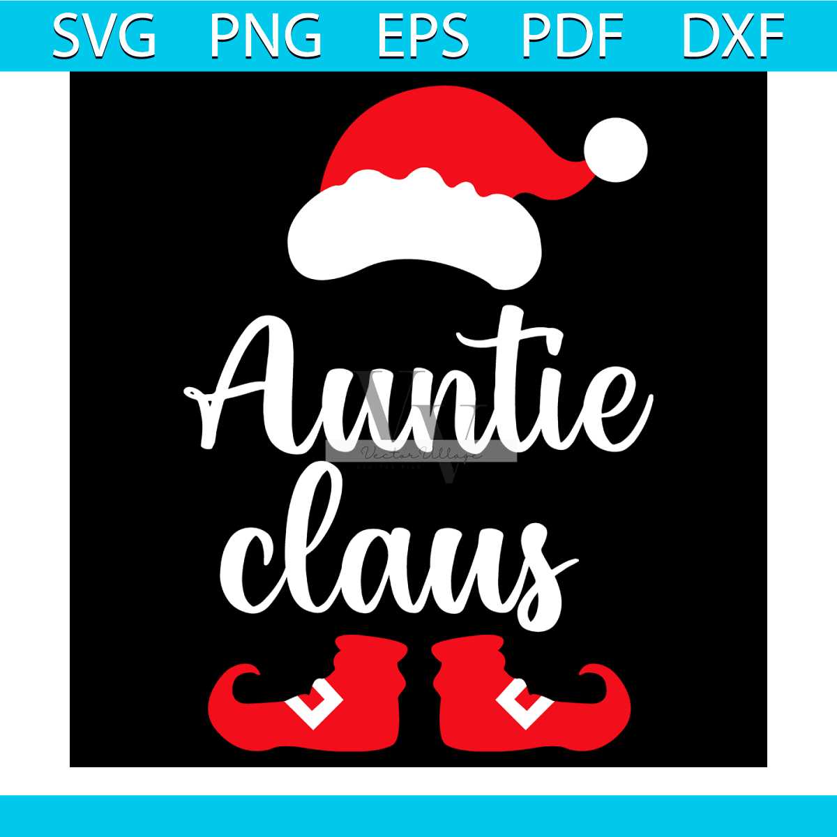 auntie claus svg - Inspire Uplift