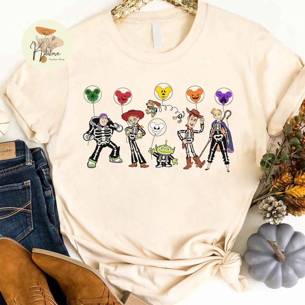 Toy Story Halloween Shirt, Toy Story Skeleton Shirt, Disney - Inspire ...