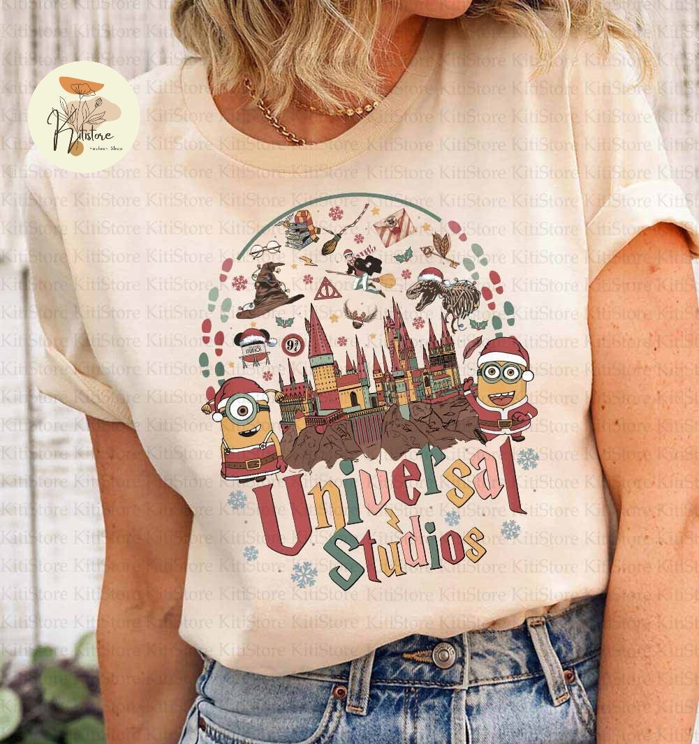 Universal Studios Christmas Vintage Shirt, Universal Studios - Inspire ...