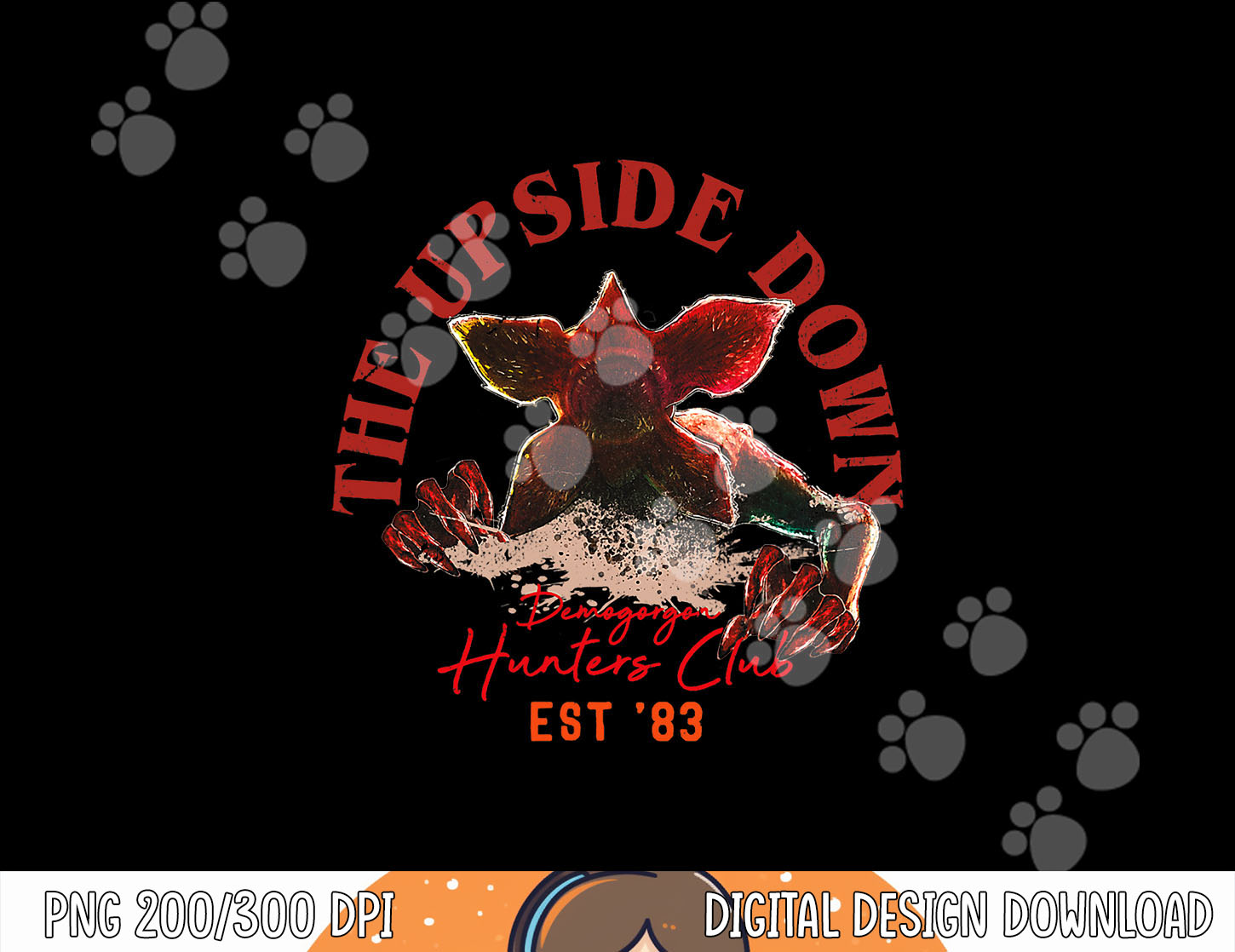 Stranger Things Halloween The Upside Down Demogorgon Hunters | Inspire ...