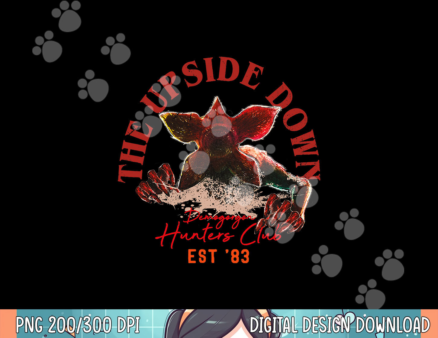 Stranger Things Halloween The Upside Down Demogorgon Hunters | Inspire ...