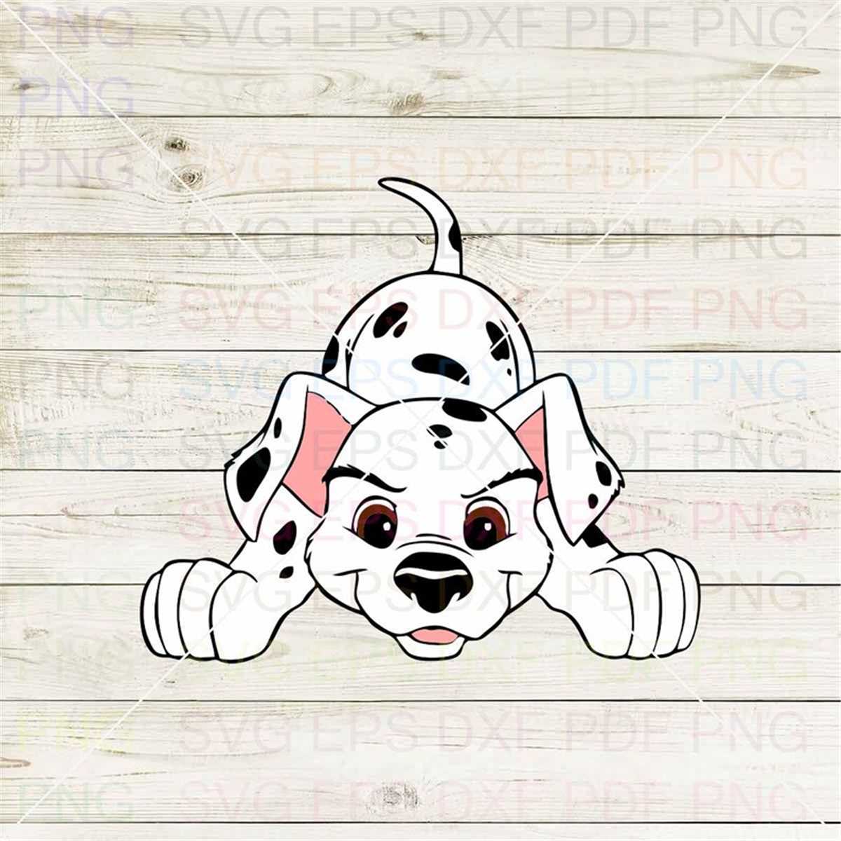 Cute Puppy Puppies 101 Dalmatians 003 Svg Dxf Eps Pdf Png, C | Inspire Uplift