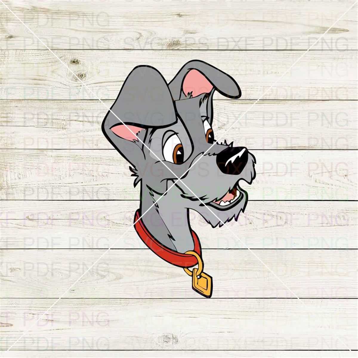 Lady And The Tramp 019 Svg Dxf Eps Pdf Png, Cricut, Cutting | Inspire ...