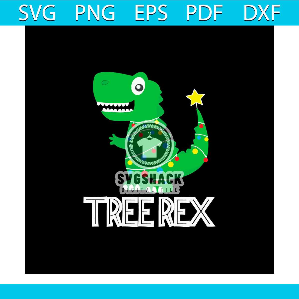 Tree Rex Dinosaur Svg, Christmas Svg, Dinosaur Svg, TRex Svg | Inspire ...