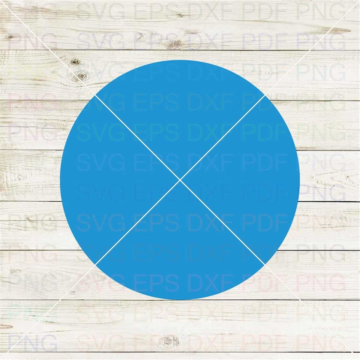 Blue Circle Svg Dxf Eps Pdf Png, Cricut, Cutting file, Vecto | Inspire ...