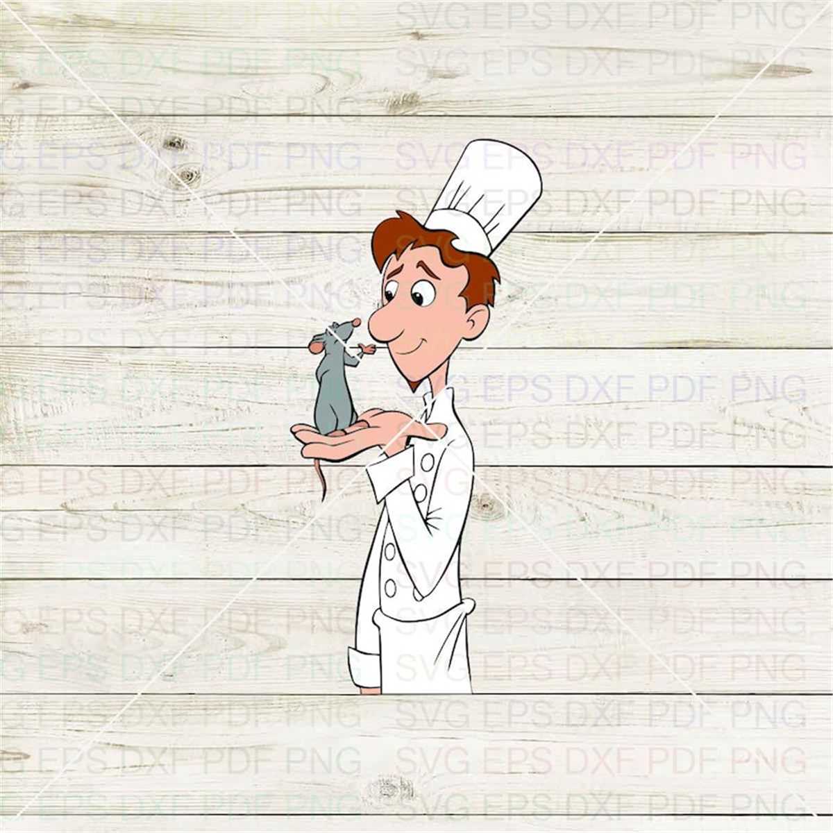 Linguini And Remy Mouse Ratatouille 014 Svg Dxf Eps Pdf Png, | Inspire ...