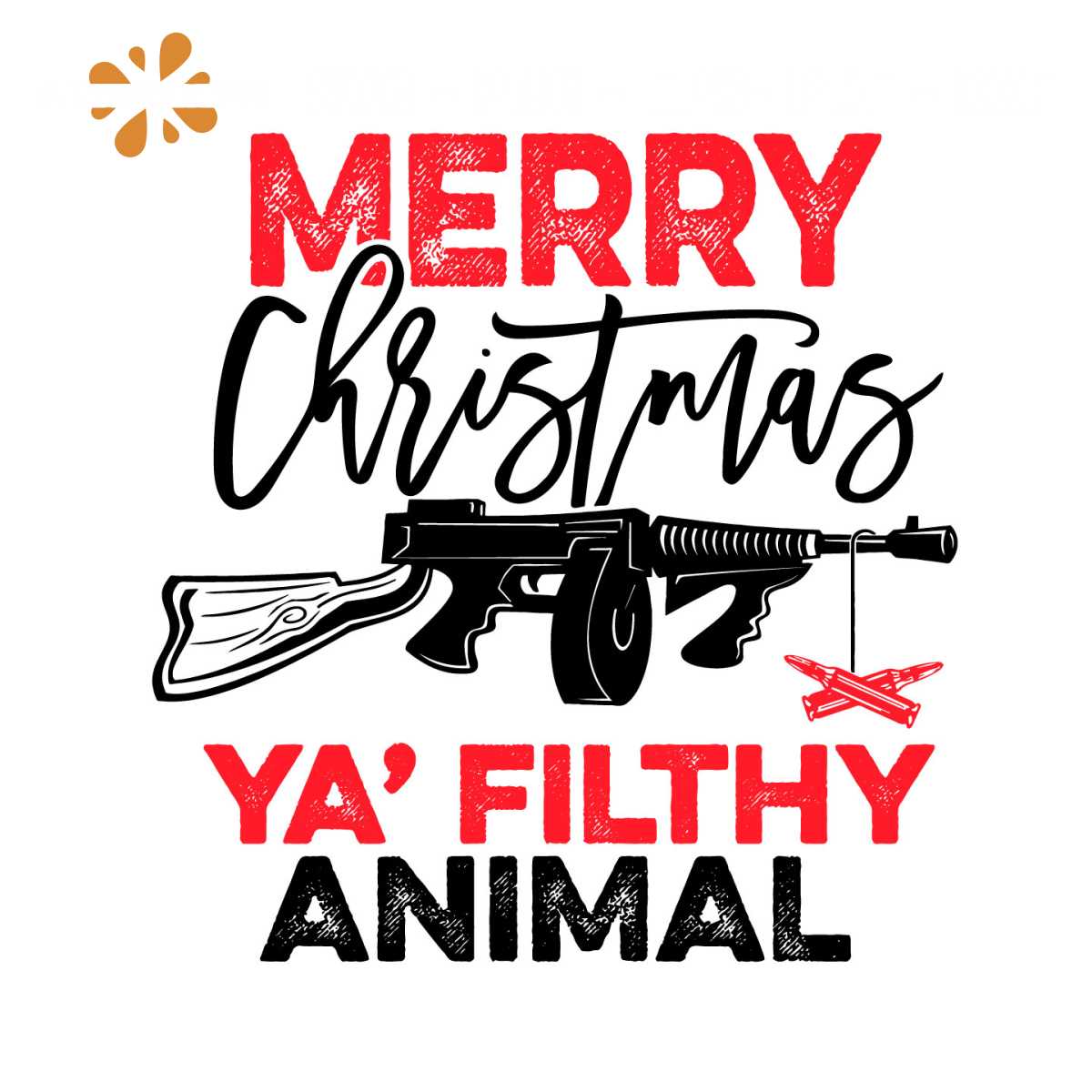 Merry Christmas Ya Filthy Animal Svg, Christmas Svg, Animal | Inspire ...