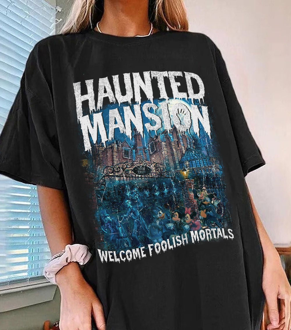 Vintage Disney The Haunted Mansion Welcome Foolish Mortals S - Inspire ...