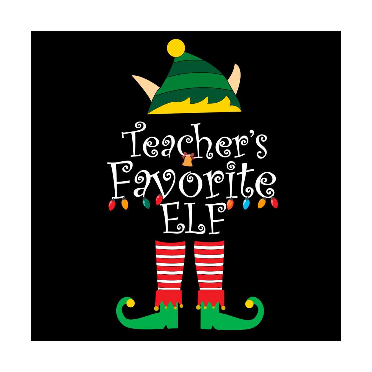 Teacher Favorite ELF Svg, Christmas ELF Svg, Christmas Teach | Inspire ...