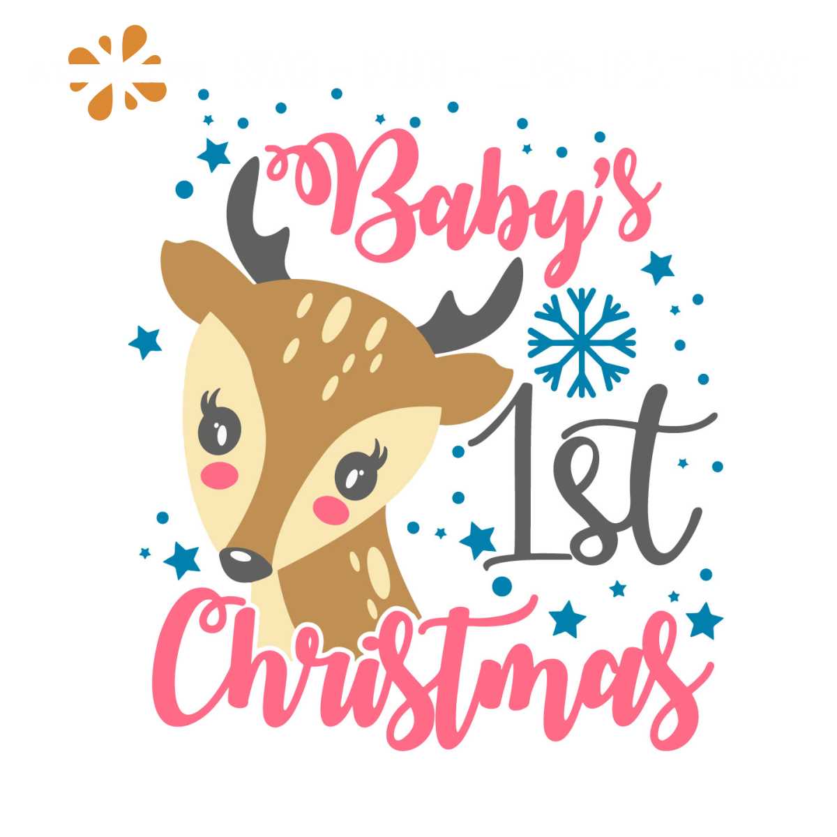 Babys First Christmas SVG, Babys 1st Christmas Ornament SVG | Inspire ...