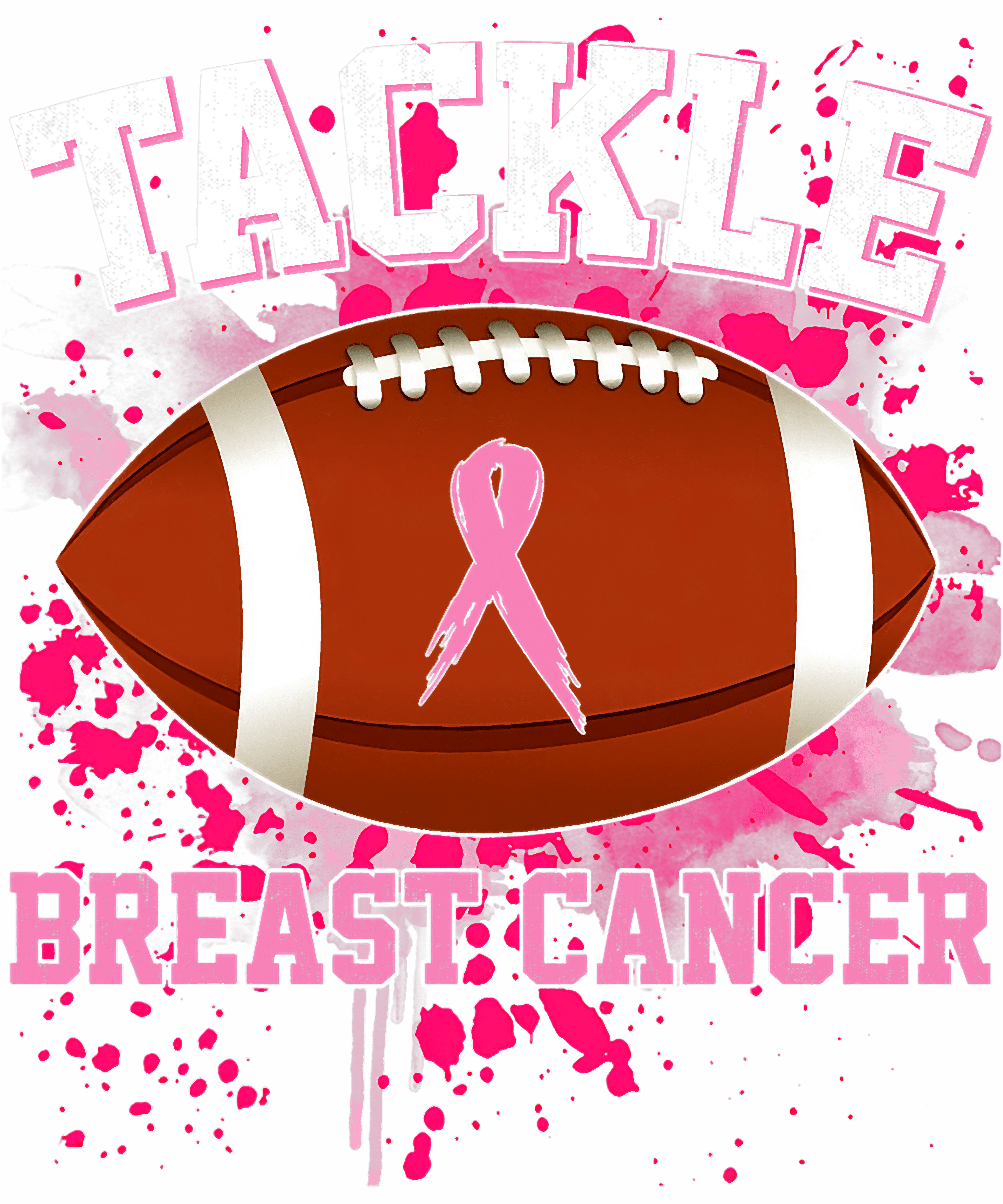 tackle football pink ribbon breast cancer awareness boys kid | Inspire ...
