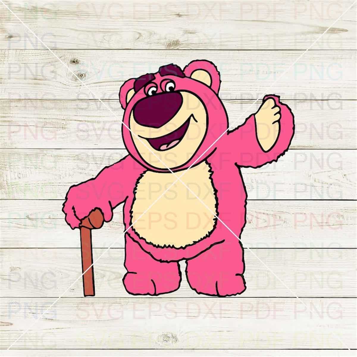 Lotso Toy Story 033 Svg Dxf Eps Pdf Png, Cricut, Cutting fil | Inspire ...