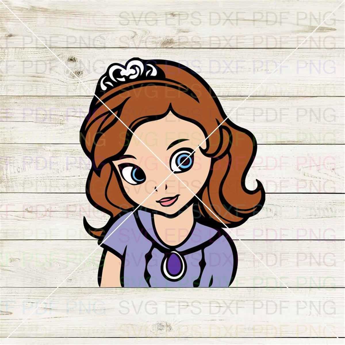 Princess Sofia Sofia The First 003 Svg Dxf Eps Pdf Png, Cric | Inspire Uplift