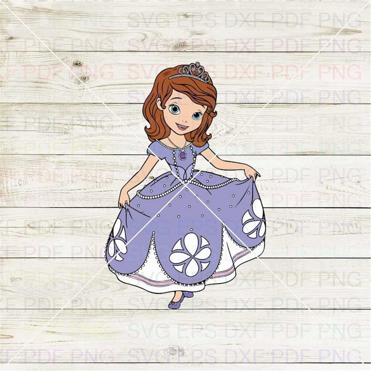 Princess Sofia Sofia The First 004 Svg Dxf Eps Pdf Png, Cric | Inspire Uplift