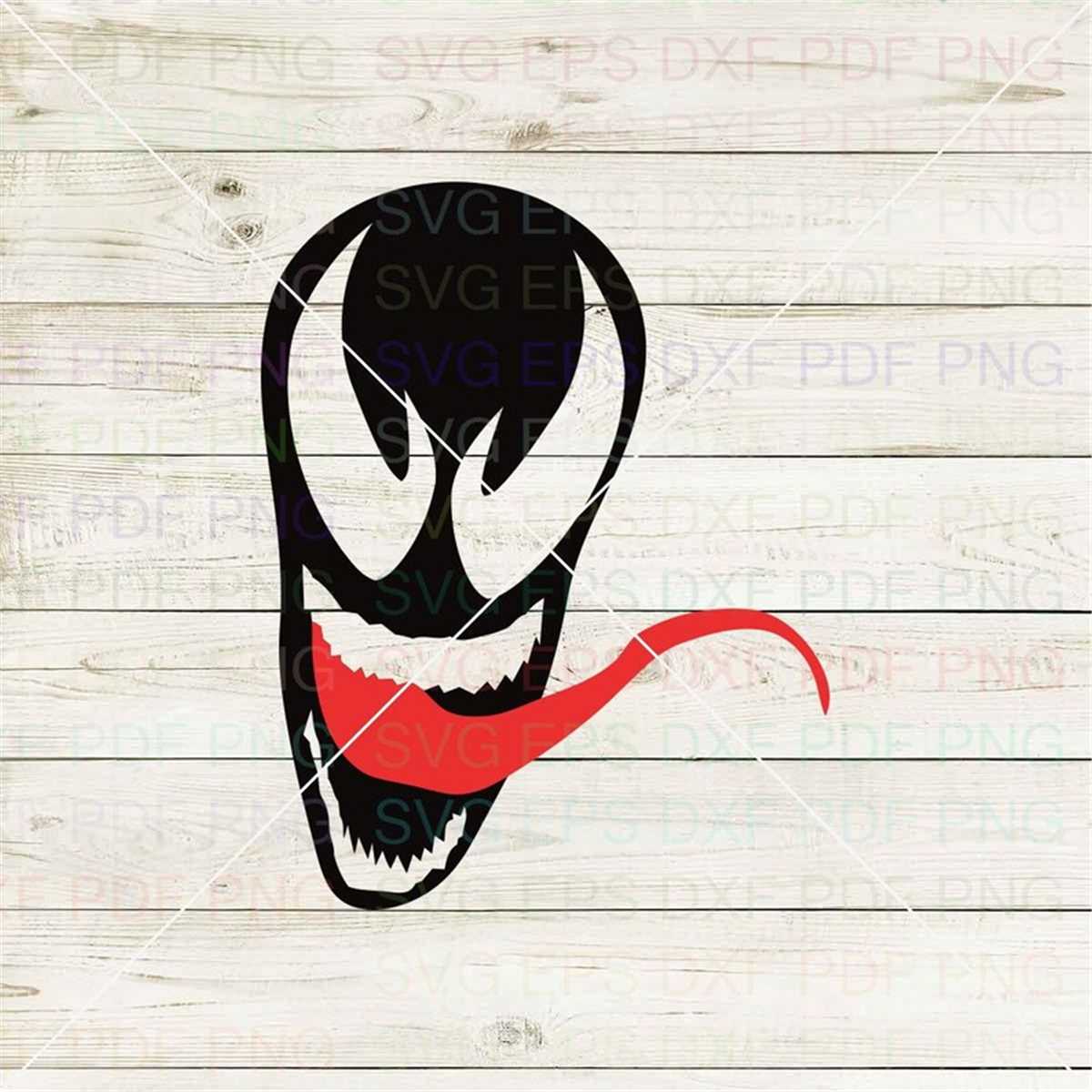 Venom Silhouette 017 Svg Dxf Eps Pdf Png, Cricut, Cutting fi | Inspire ...