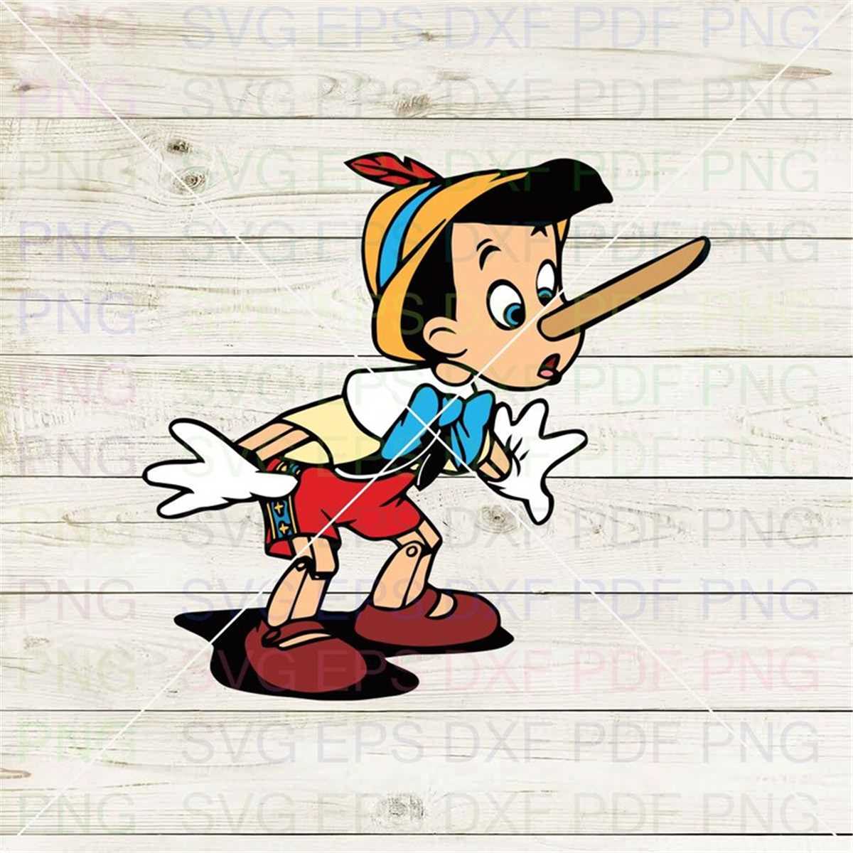 Pinocchio 005 Svg Dxf Eps Pdf Png, Cricut, Cutting file, Vec | Inspire ...