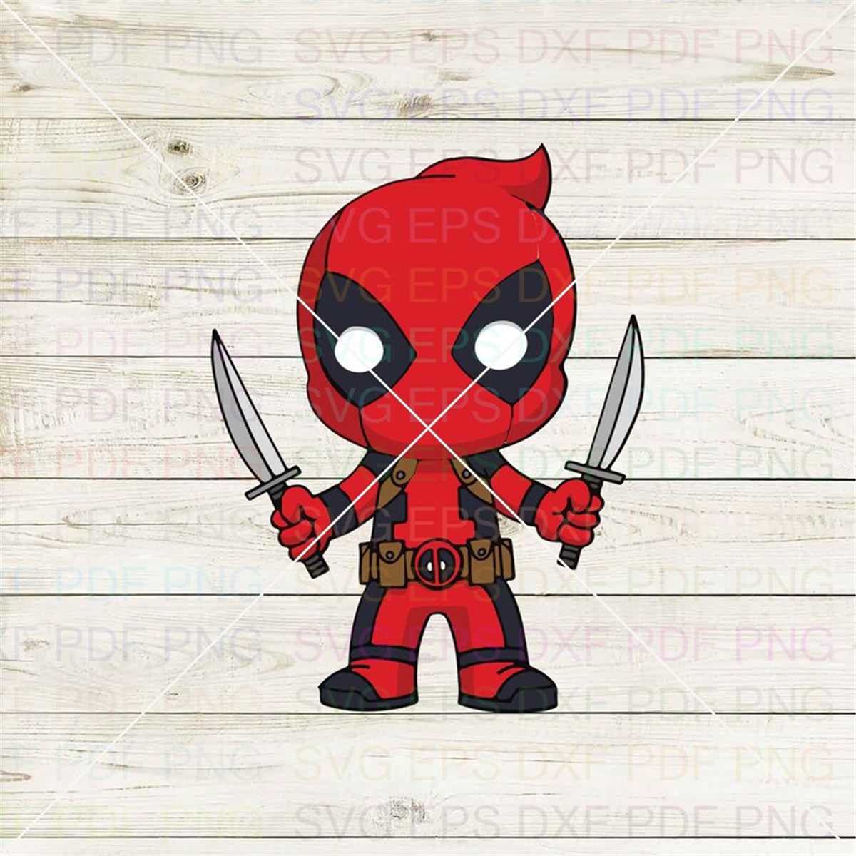 Baby Deadpool 012 Svg Dxf Eps Pdf Png, Cricut, Cutting file, | Inspire ...