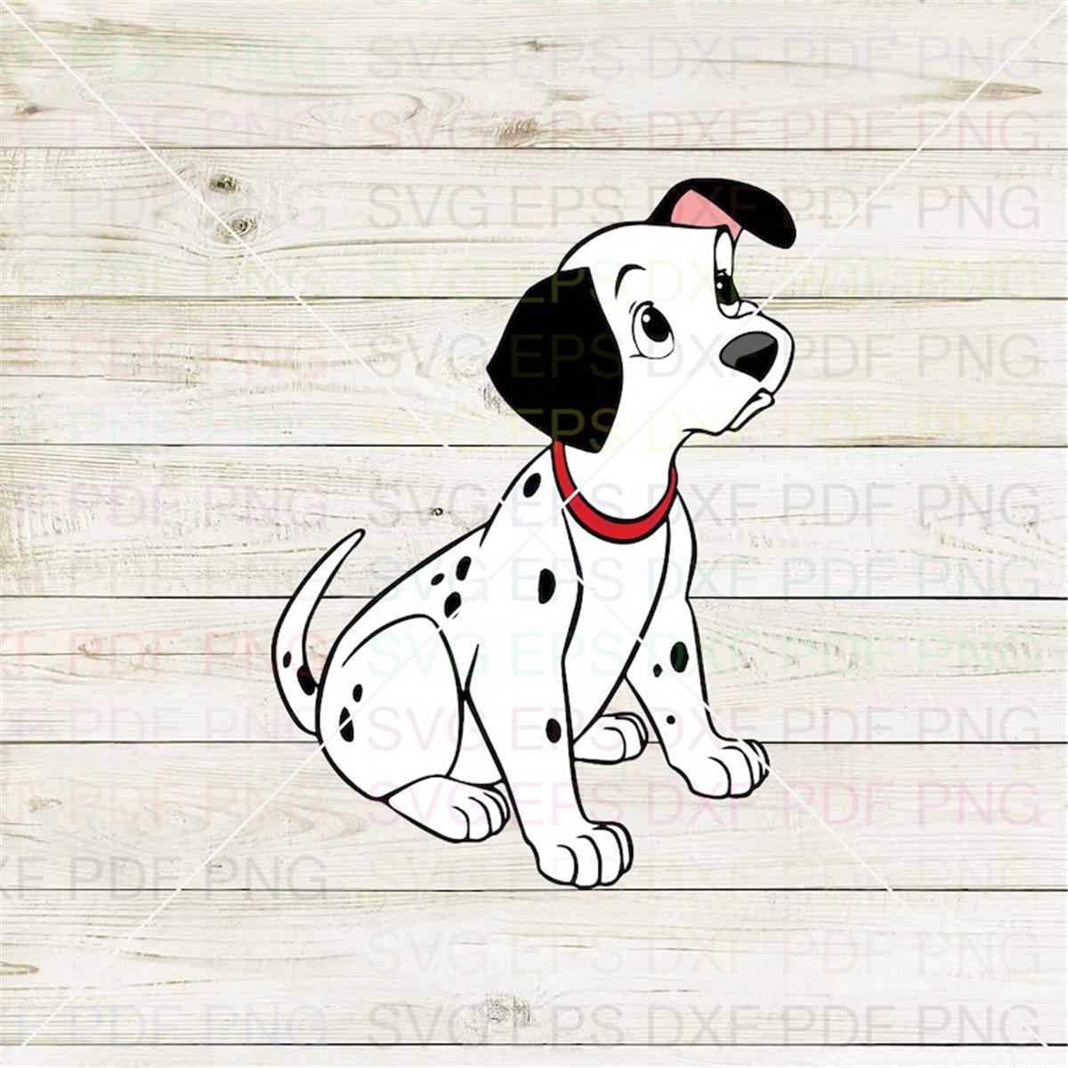 Puppy Lucky Dalmatian 101 Dalmations 006 Svg Dxf Eps Pdf Png | Inspire Uplift