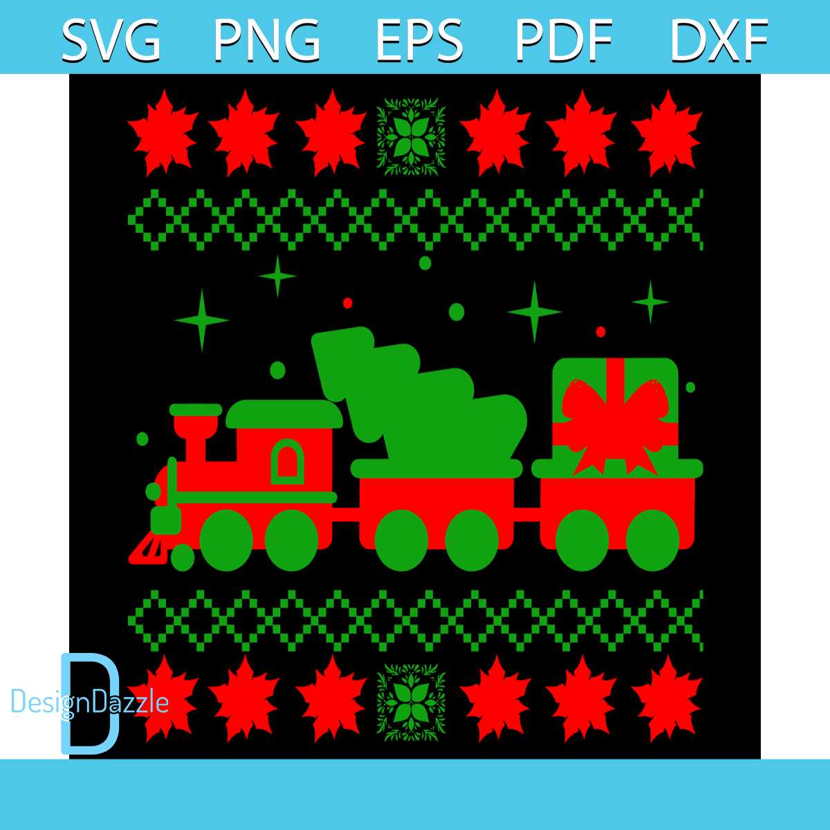 Christmas Train Svg | Inspire Uplift