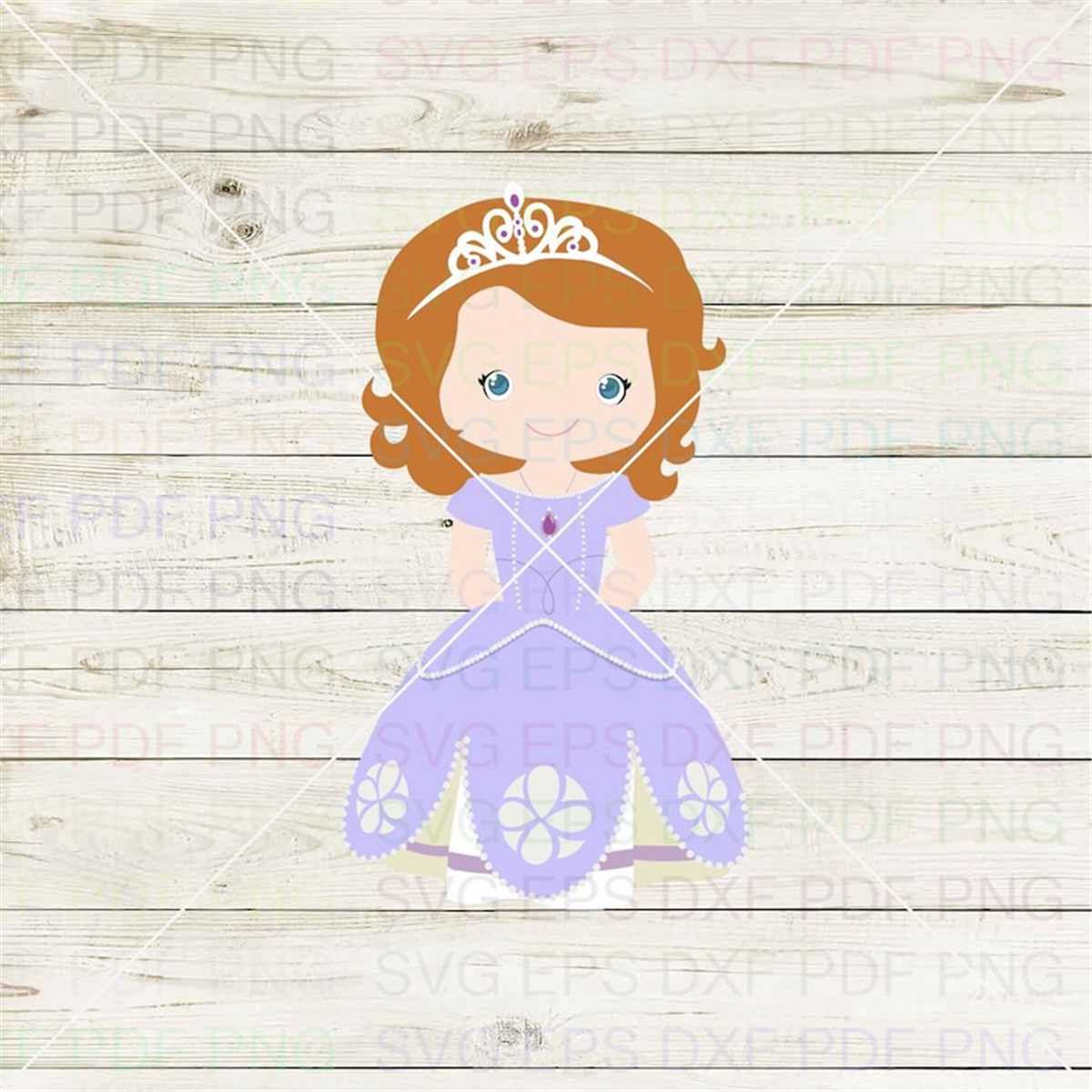 Princess Sofia Sofia The First 008 Svg Dxf Eps Pdf Png, Cric | Inspire ...