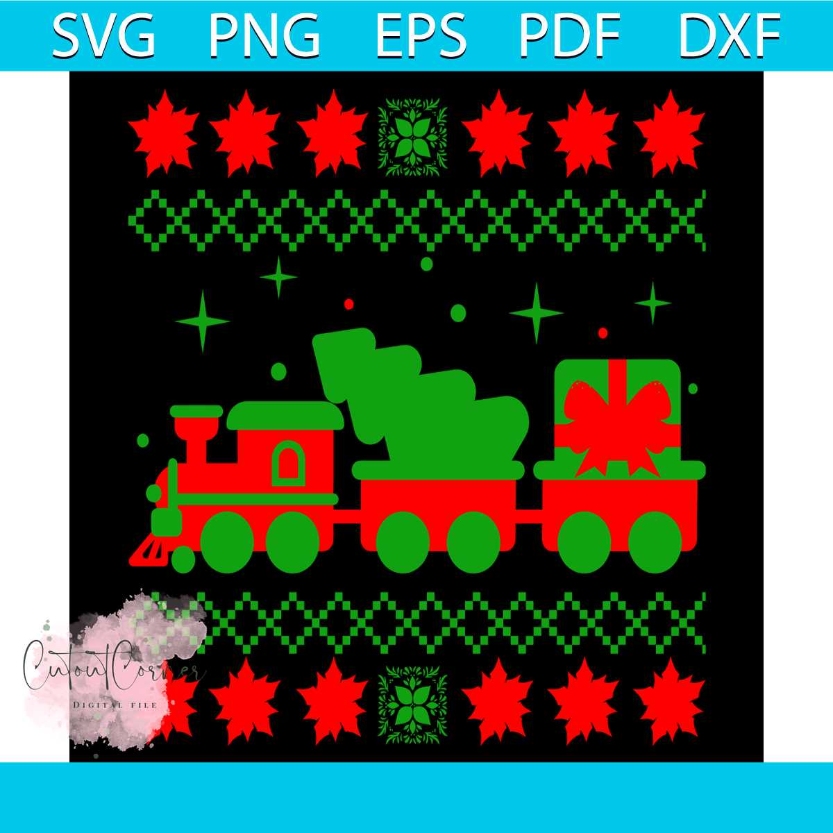 Christmas Train Svg, Christmas Svg, Xmas Svg, Happy Holiday | Inspire ...