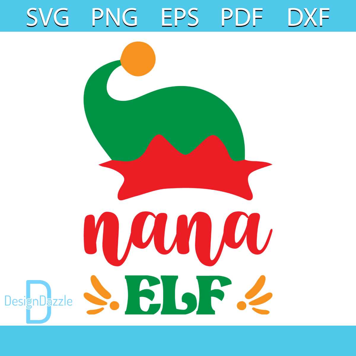 Nana Elf Svg, Christmas Svg, Elf Svg, Nana Svg, My First Chr - Inspire ...