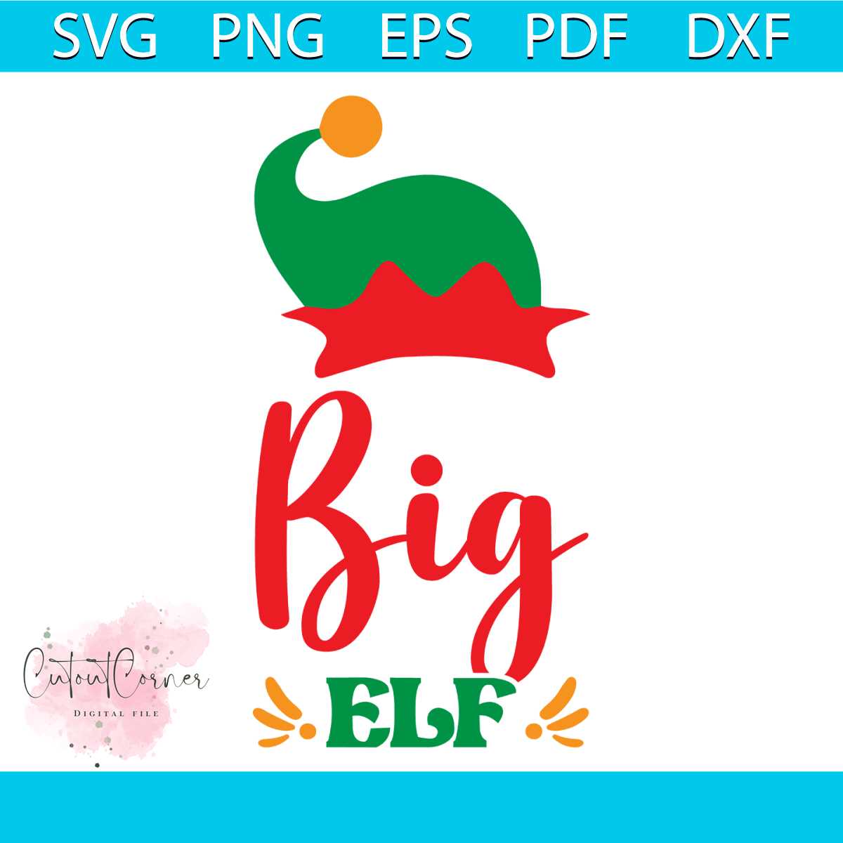 Big Elf Svg, Christmas Svg, Big Svg, Elf Svg, Christmas Gift | Inspire ...