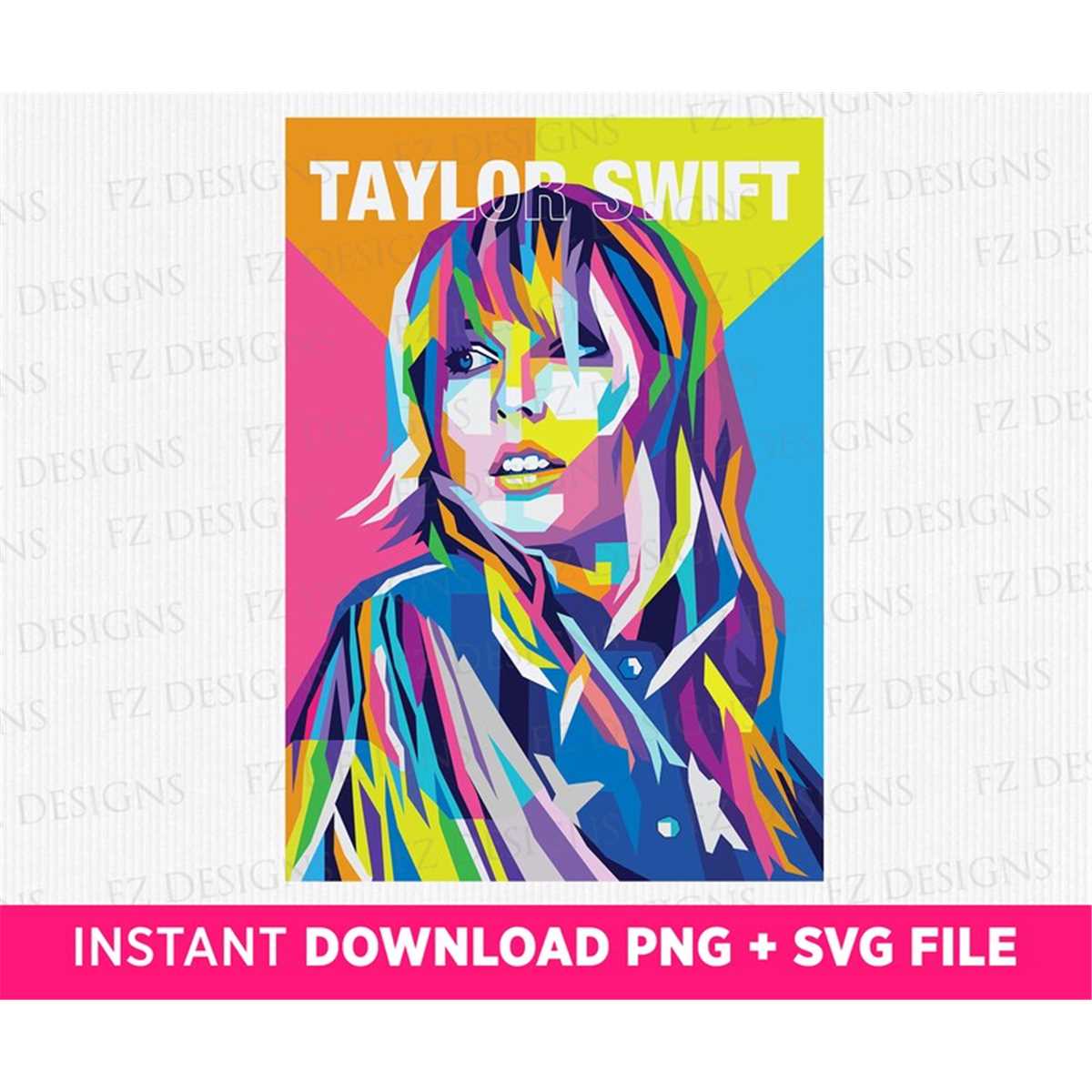 Taylor's Version Digital Poster Svg, Retro Taylor Svg, Color - Inspire ...