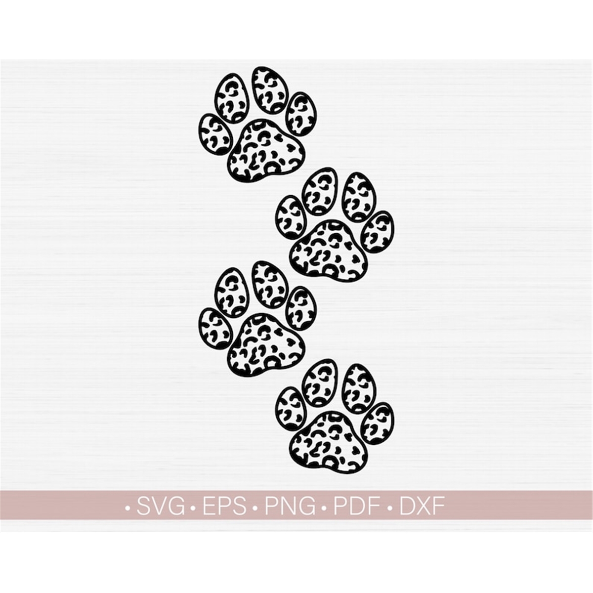 Dog Paw Prints Svg Png, Leopard Print Svg, Cat Svg, Dog Svg, | Inspire ...