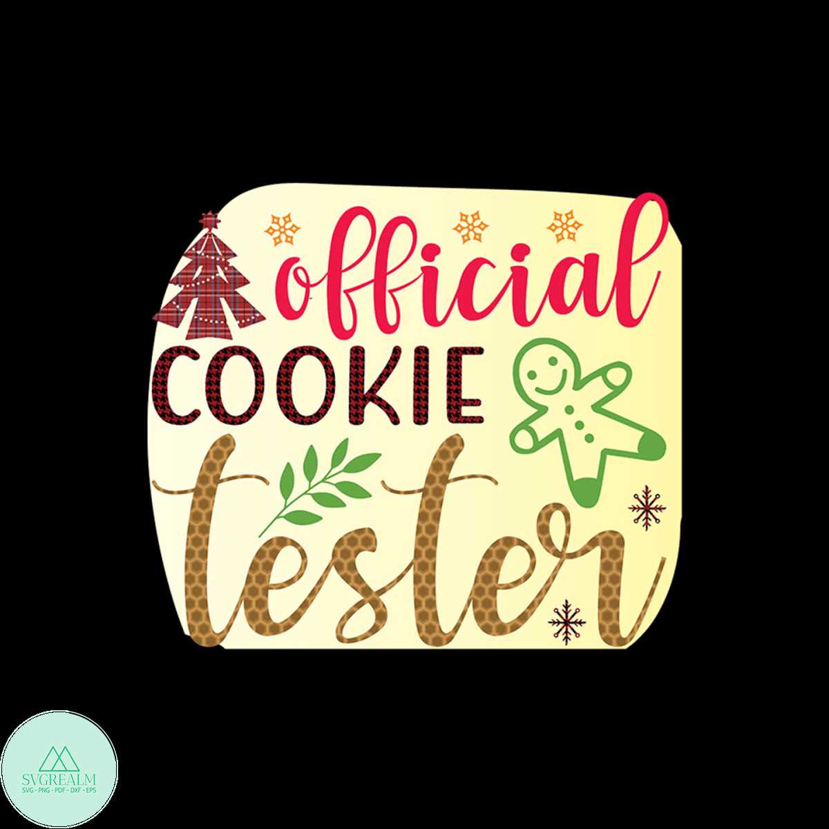 Official Cookie Tester Svg, Christmas Svg, Official Cookie S | Inspire ...