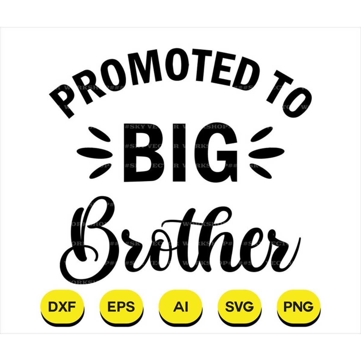 Promoted To Big Brother Svg, Promoted To Big Brother Png, Dx - Inspire ...