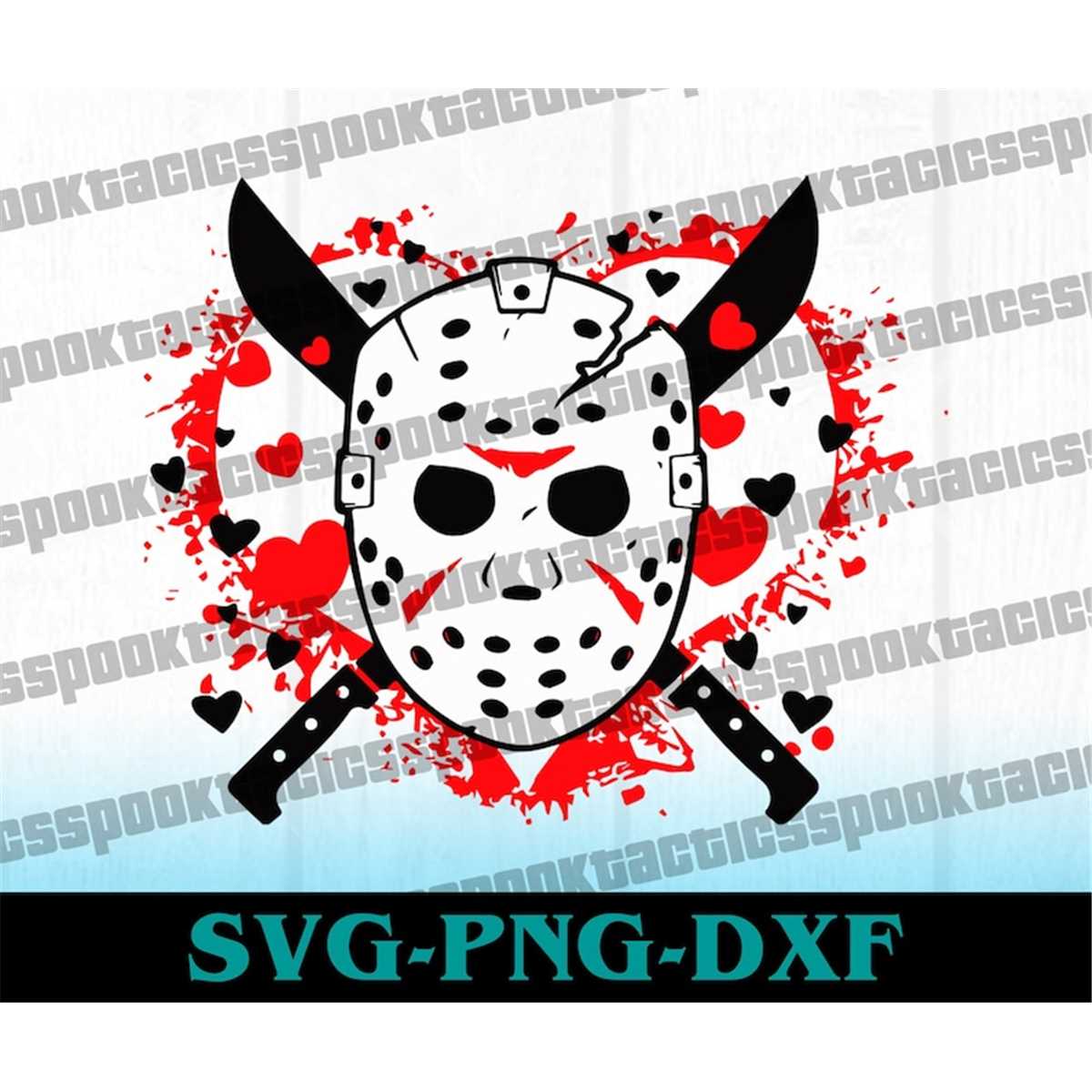 Jason SVG, Voorhees SVG, Friday the 13th SVG, valentine svg, | Inspire ...