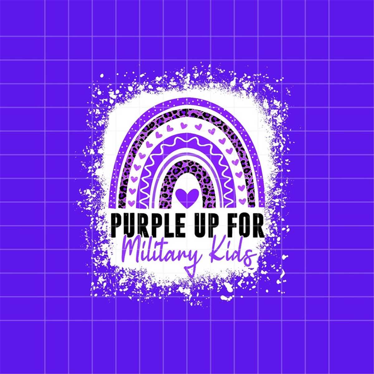 Purple Up For Military PNG Purple Up For Military Kids Month - Inspire ...