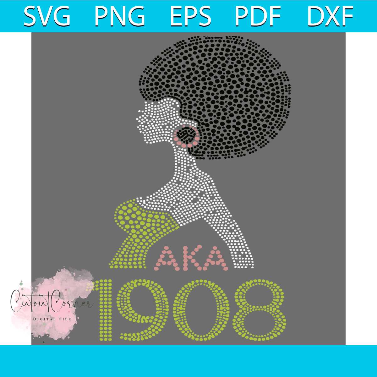 AKA 1908, 1908 svg, aka sorority gift, aka sorority svg, Aka | Inspire ...