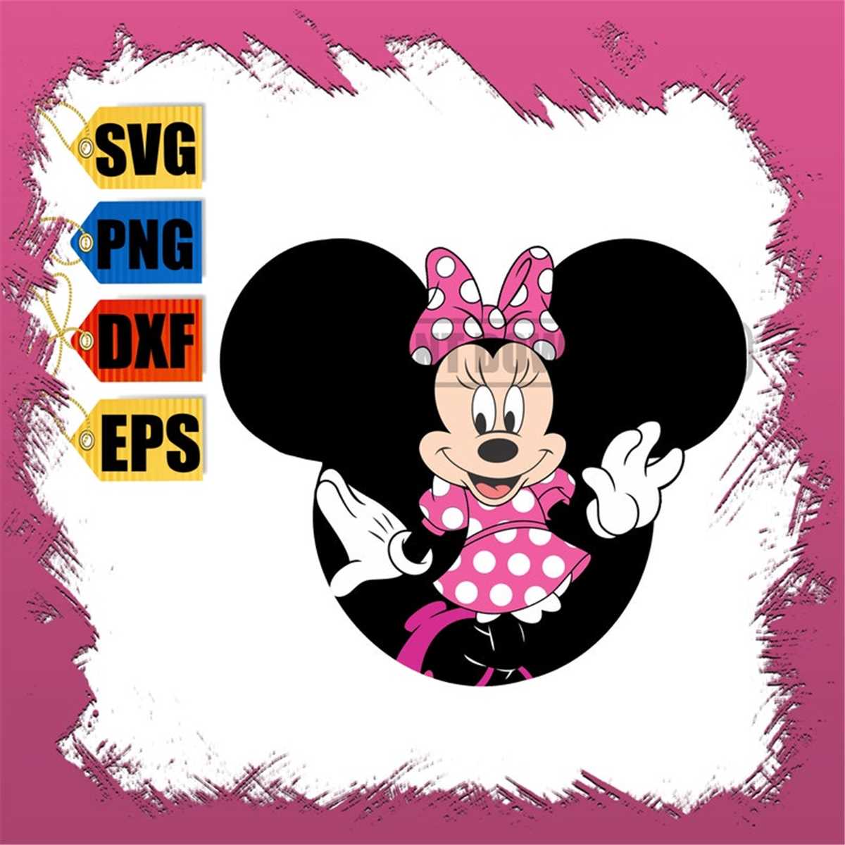 Minnie mouse svg, minnie mouse head svg, Minnie mouse clipar | Inspire ...