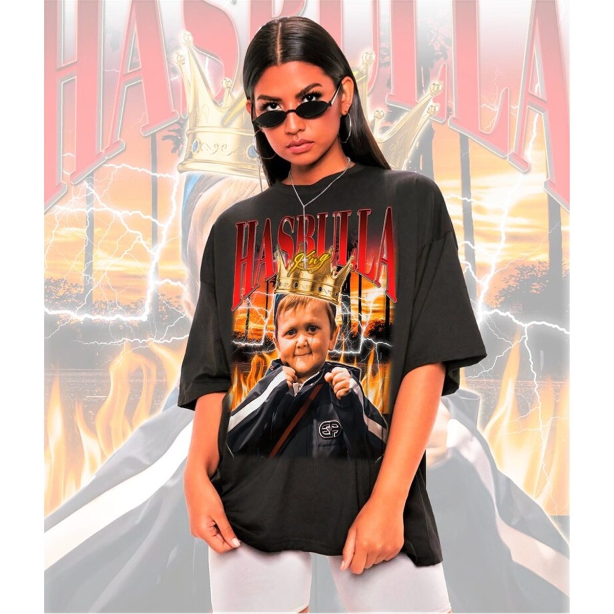 Retro King Hasbulla Shirt -King Hasbulla Tshirt,Hasbulla Hom | Inspire ...