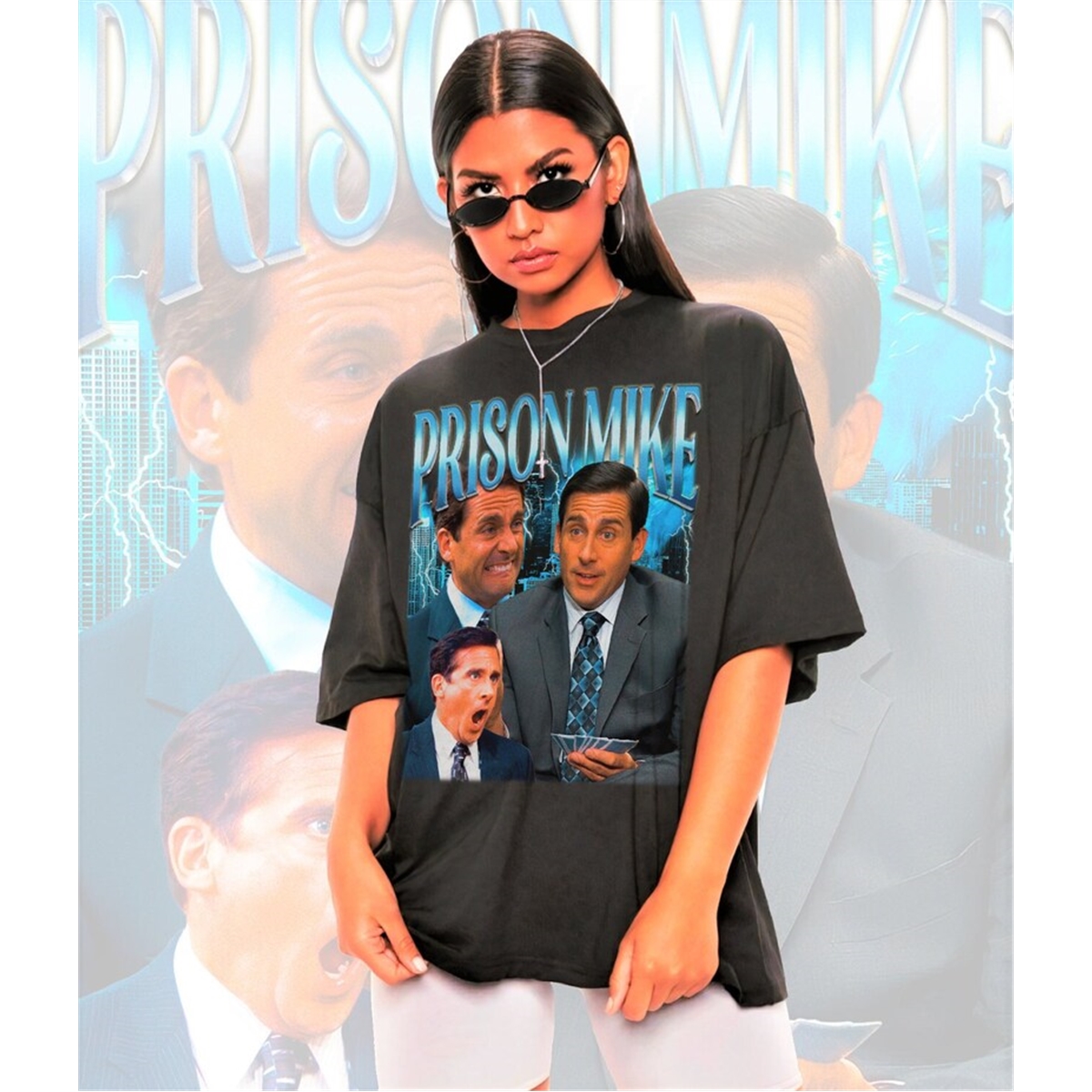 Retro Prison Mike Shirt-The Office Shirt,Michael Scott Shirt - Inspire ...