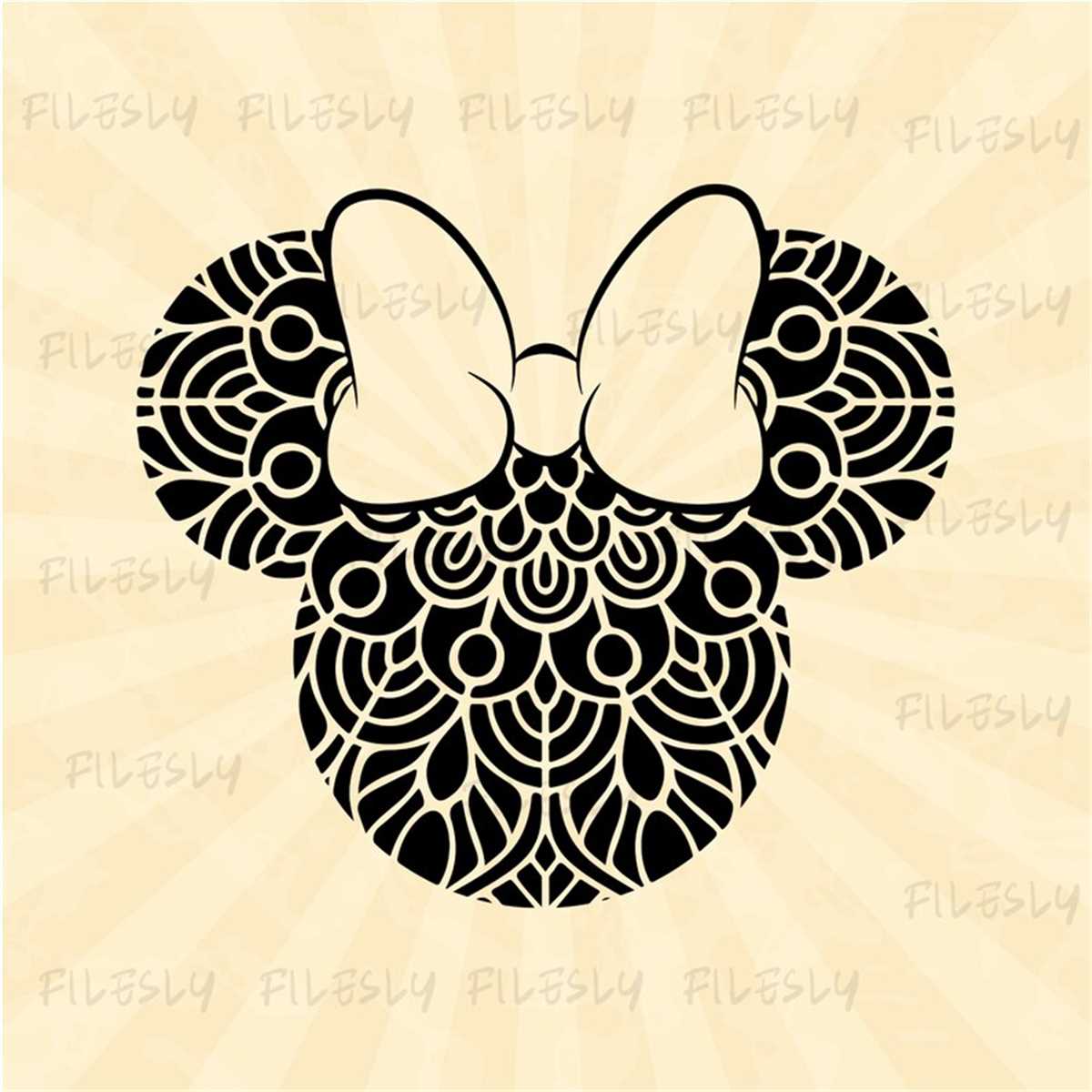 Minnie mandala svg, mouse mandala svg, Vinyl Cut File, Svg, | Inspire ...