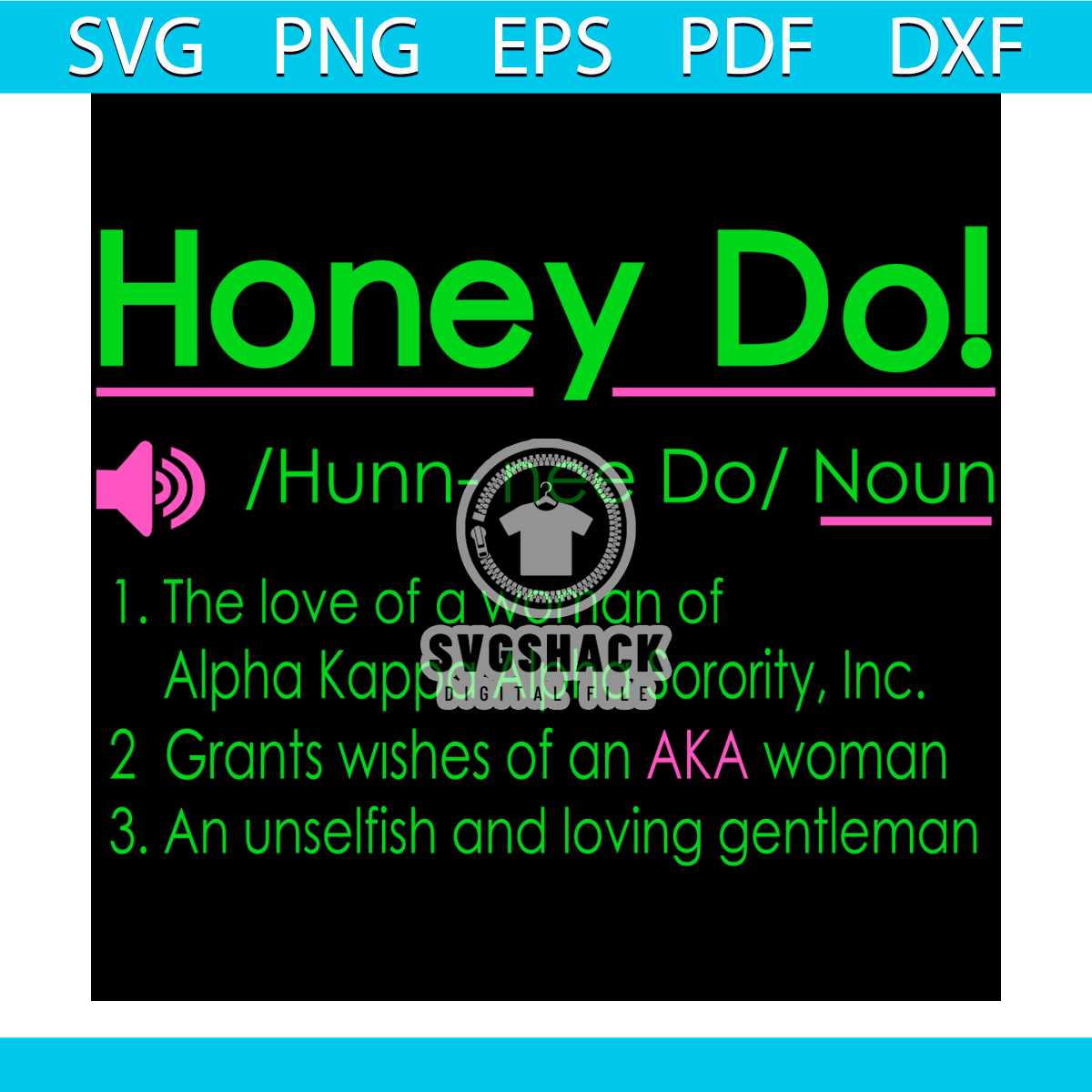 Honey do definition, aka sorority gift, aka sorority svg, Ak | Inspire ...