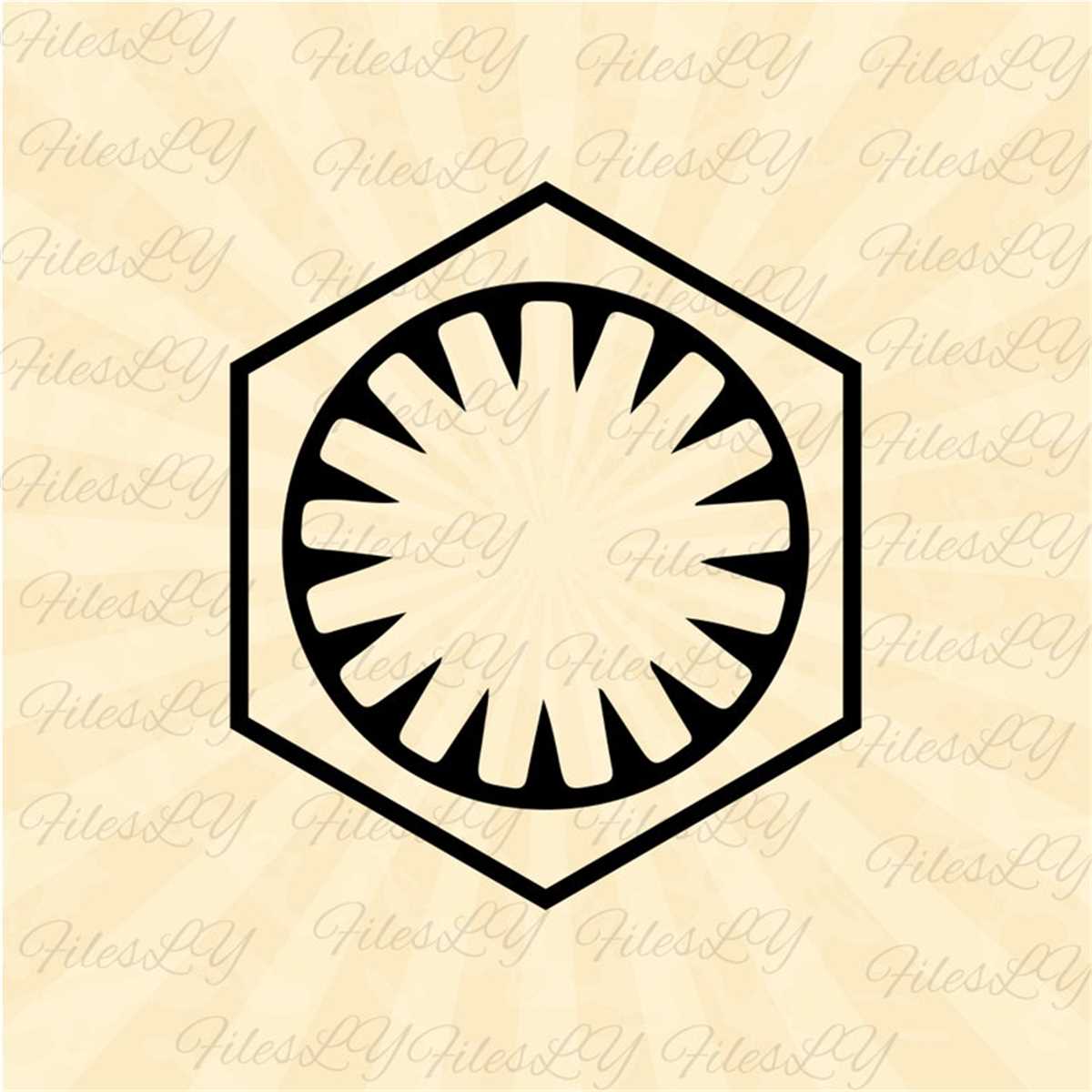 First Order Symbol Svg, Star Wars Svg, Palpatine Svg, Vinyl - Inspire ...
