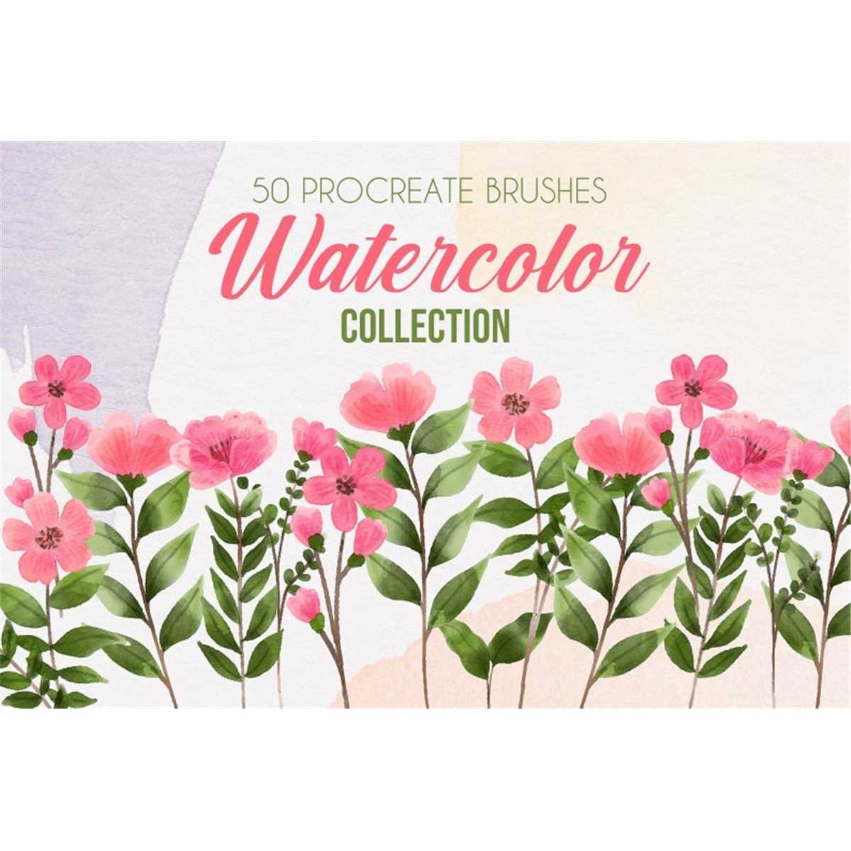 50 Watercolor Procreate Brushes, procreate watercolor brushe | Inspire ...