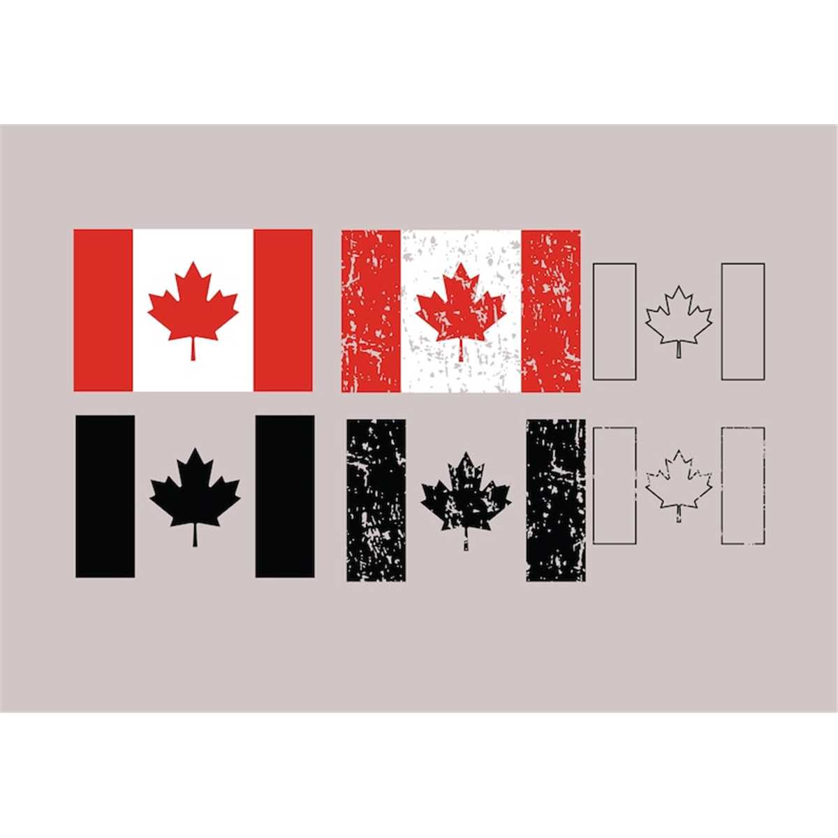 FLAG of CANADA SVG, Canadian Flag Svg Cut files for Cricut, | Inspire ...
