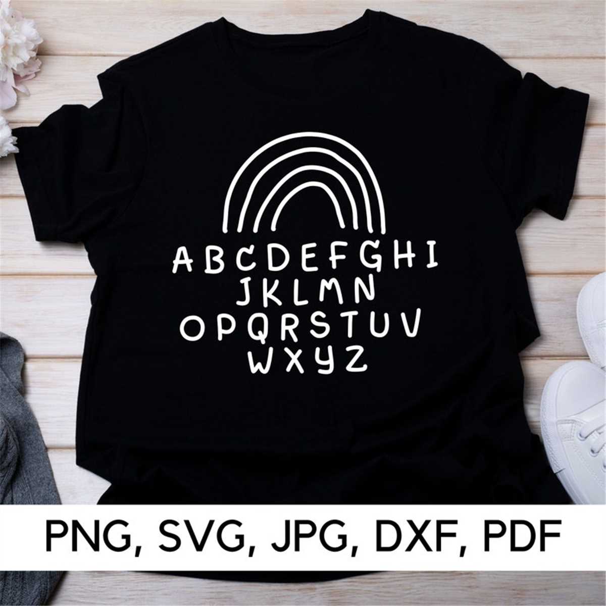 ABCD svg, abcd Alphabet svg file, SVG, PNG, abcd Letters svg | Inspire ...