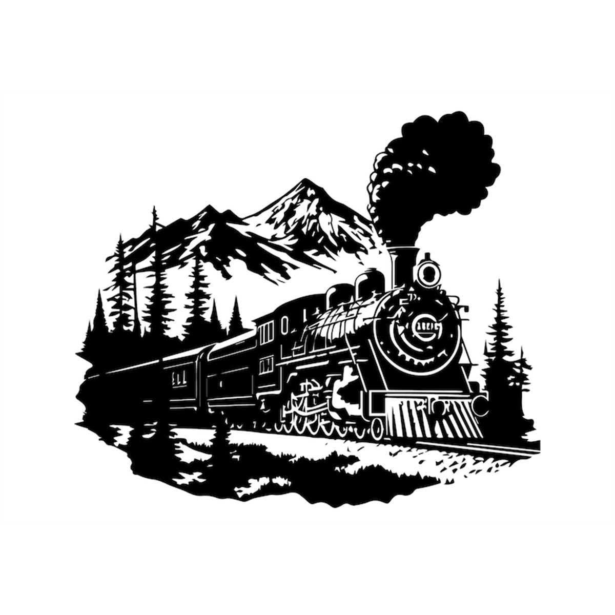 TRAIN SVG, Train clipart, Train Svg Cut file for Cricut, Mou - Inspire ...