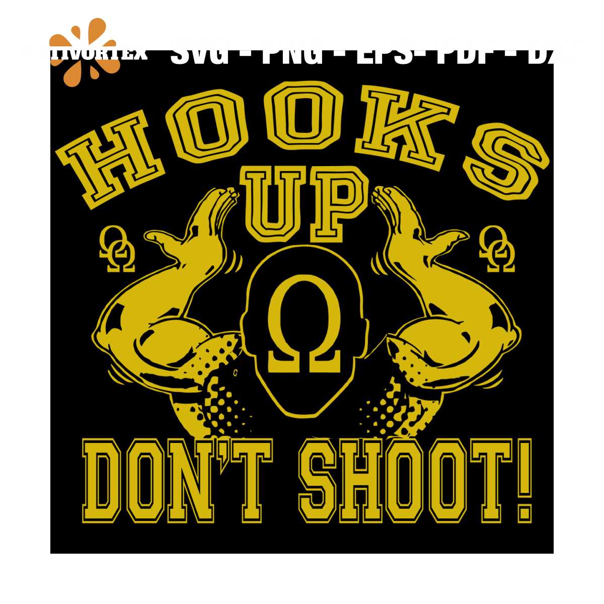 Hooks up don't shoot, Omega psi phi svg, Omega psi phi gift - Inspire ...