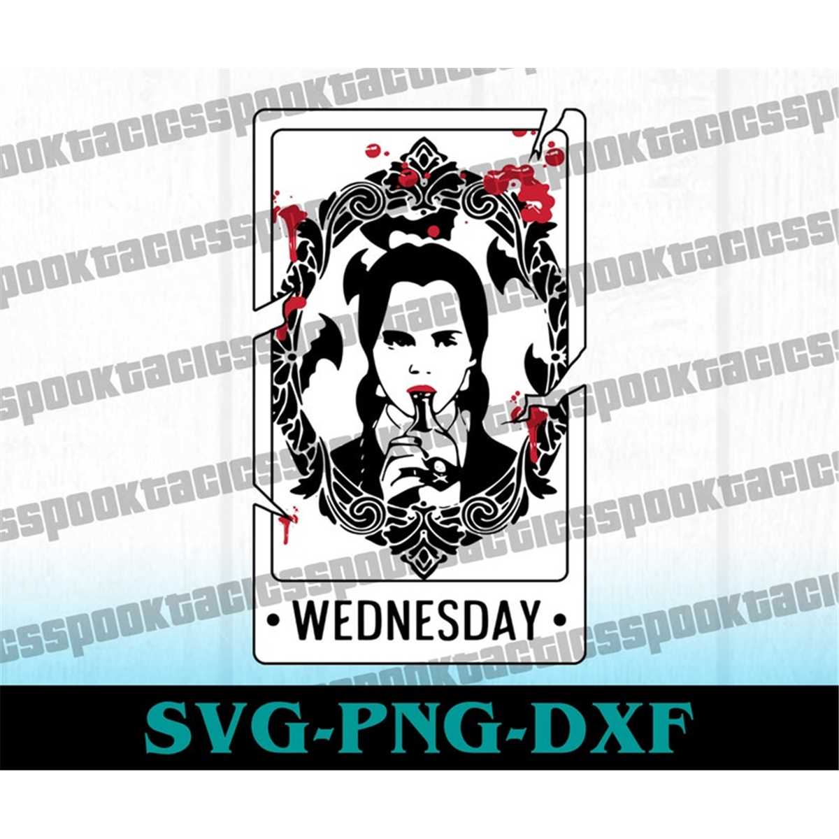 Wednesday SVG, Addams SVG, Family SVG, halloween svg, tarot | Inspire ...