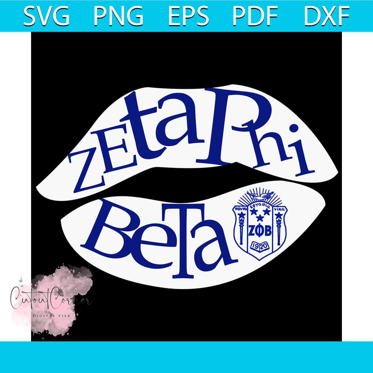 Zeta phi beta lips svg, zeta svg, 1920 zeta phi beta, Zeta P | Inspire ...